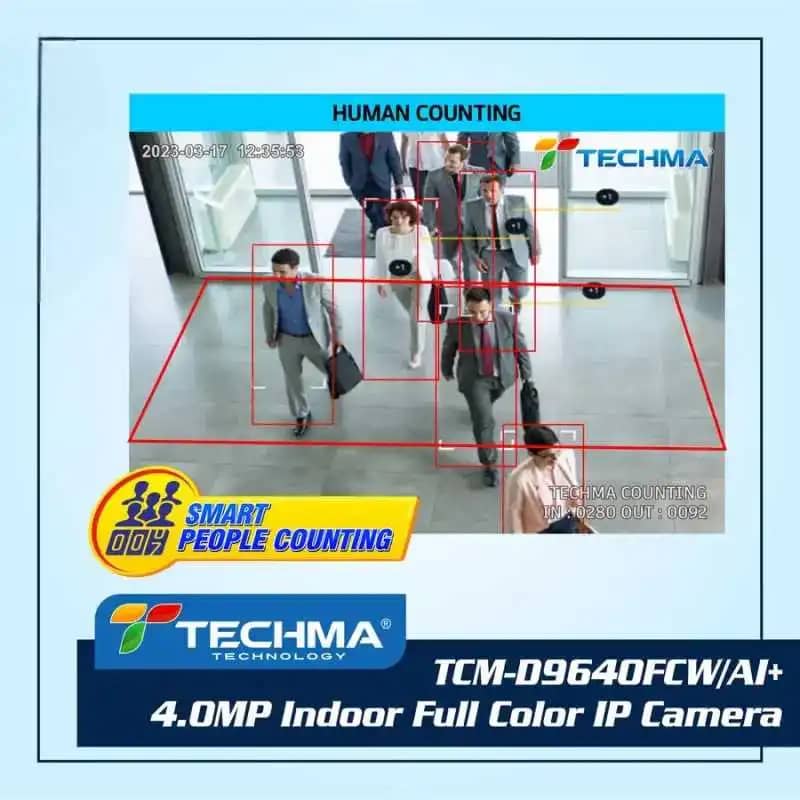 Jual Techma Kamera Ip 4mp Tcm-d9640ir/ai+ Dengan Audio Mic Dan Lensa 2 ...