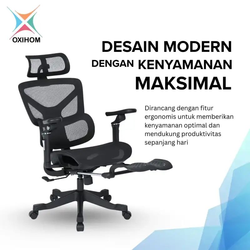 Promo Oxihom Y8 Kursi Mesh Kursi Kantor Kursi Kerja Kursi Gaming Kursi ...
