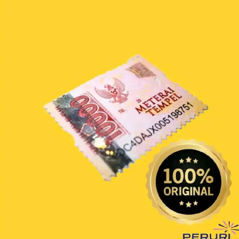 Jual Materai 10000 Meterai 10.000 Sepuluh Ribu Original Asli Di Seller ...