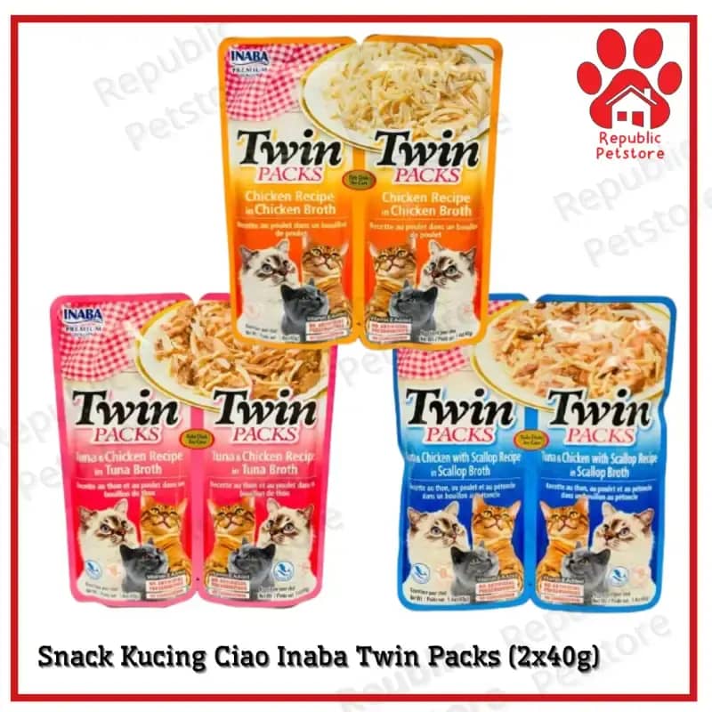 Jual Snack Cat Ciao Inaba Twin Packs (2x40gr) - Cemilan Kucing Di ...