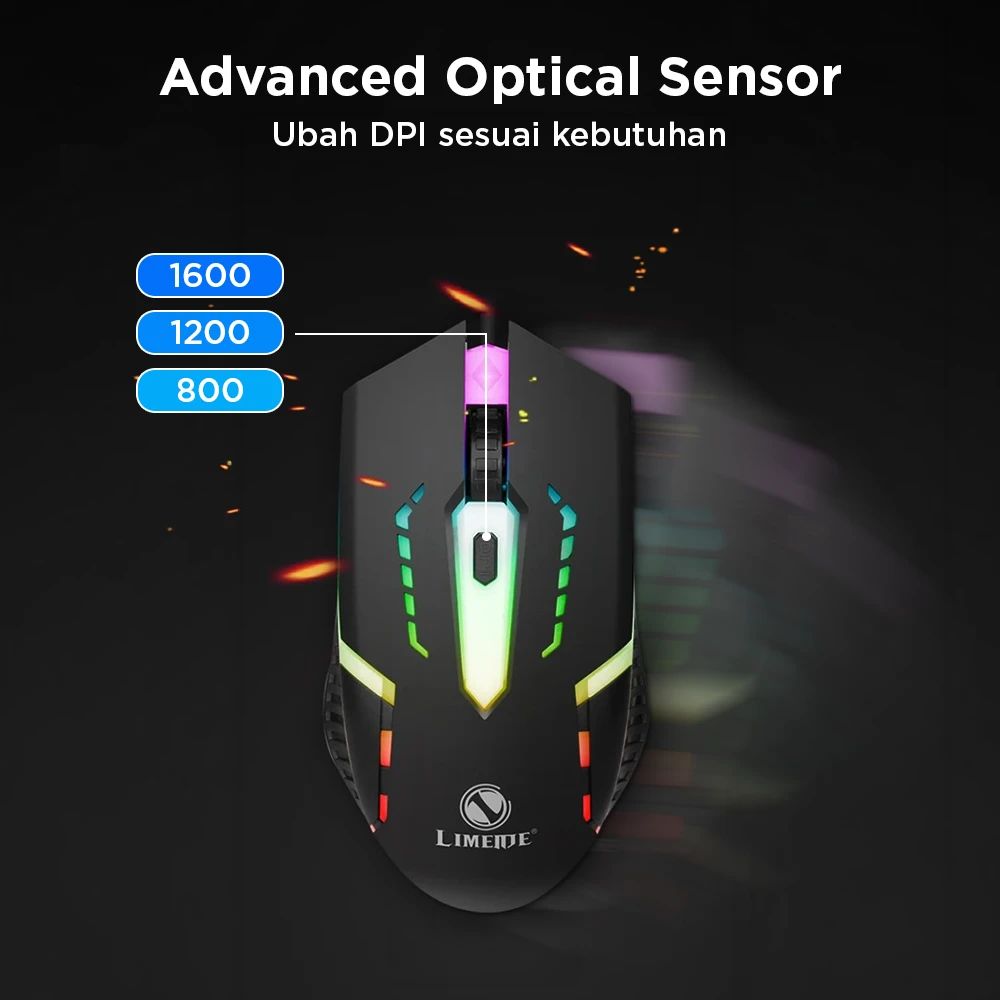 Jual Limeide Combo Keyboard Gaming Rgb With Mouse And Holder Smartphone ...