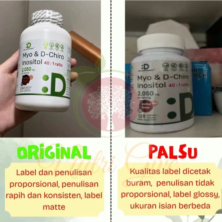 Promo Original Deal Supplement Myo-inositol & D-chiro Inositol 2050 Mg ...