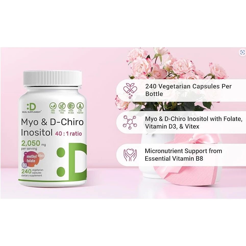 Promo Original Deal Supplement Myo-inositol & D-chiro Inositol 2050 Mg ...