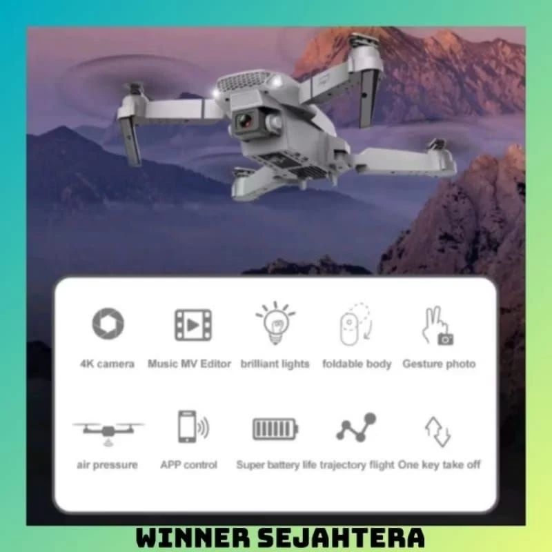 Jual Drone E99 Pro Max Dengan Camera Hd Drone Wifi Fpv Dual Camera ...
