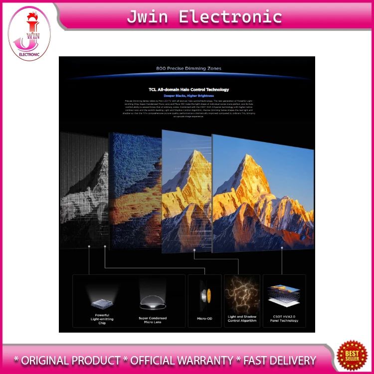 Jual Tcl 75c7l Tv 75 Inch Sqd-mini Led Tv Google Tv / 75-c7l / 75 C7l ...