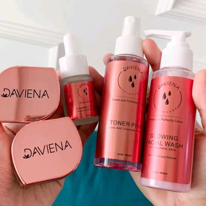 Promo Daviena Skincare Paket Glowing Series Lengkap Original Diskon 3% ...