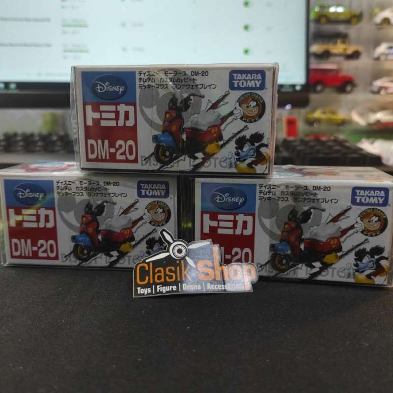 Jual Tomica Disney Motor Dm-20 Chim-chim Mickey Mouse Runaway Takara Tomy Di Seller Clasikshop ...