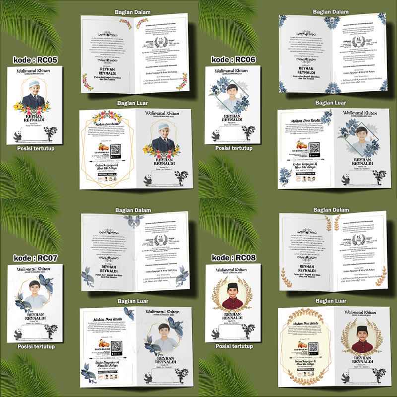 Jual Undangan Khitanan Sunatan Anak Isi 50 Rustik 2 Di Seller One_vect.prints - Cibodas, Kota ...