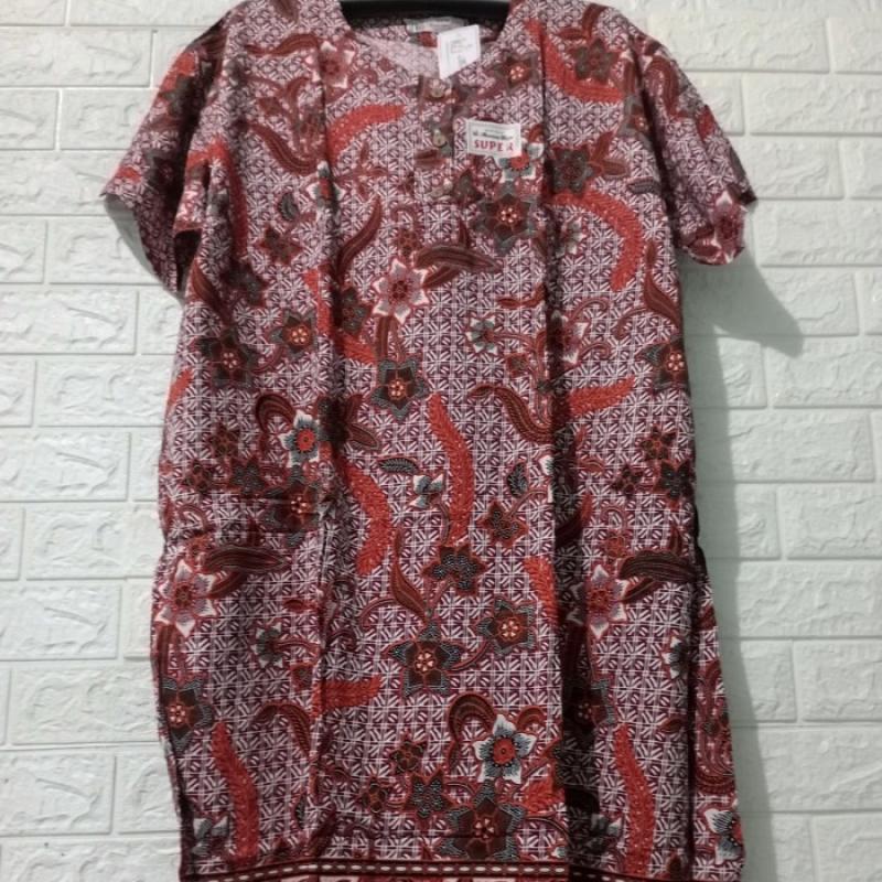 Jual Daster Kencana Ungu Original Jumbo 5l Ld 140 || Daster Busui Jumbo ...