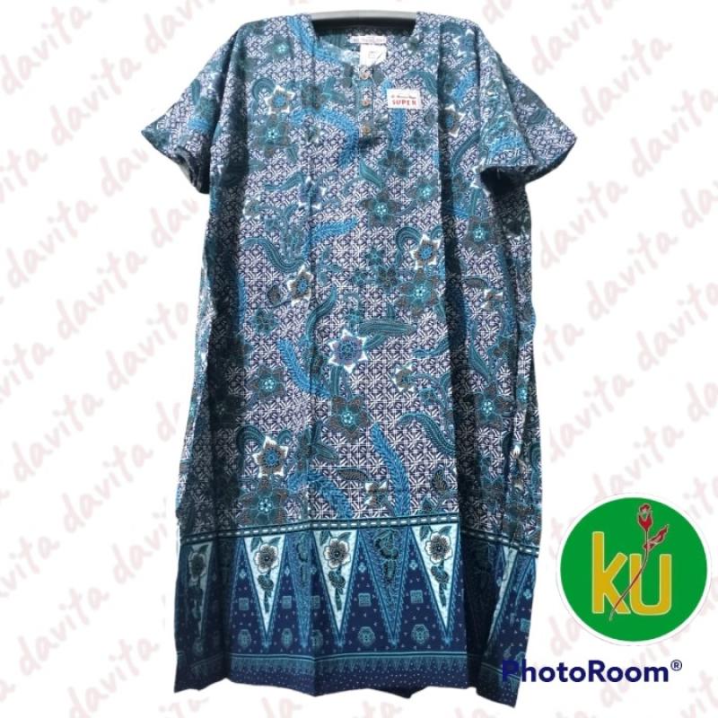 Jual Daster Kencana Ungu Original Jumbo 5l Ld 140 || Daster Busui Jumbo ...