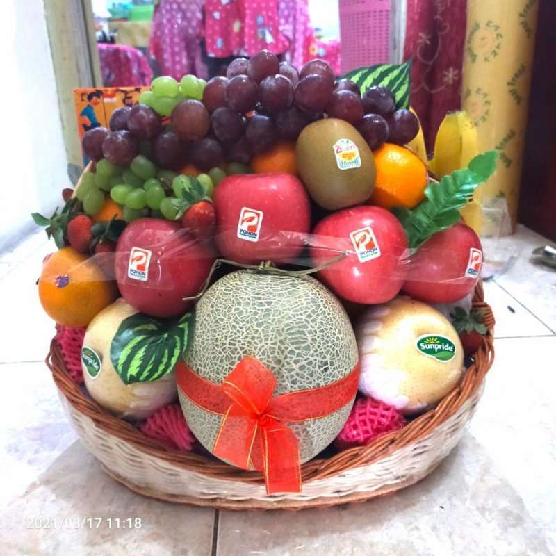Jual Parsel Buah Segar Paket 500ribu -isi Parcel Bisa Request Di Seller ...