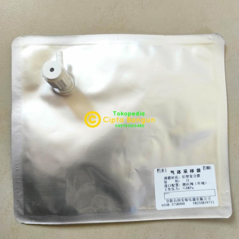 Promo Gas Sampling Bag Alumunium 1 Liter Single Valve 1l Diskon 4% Di ...