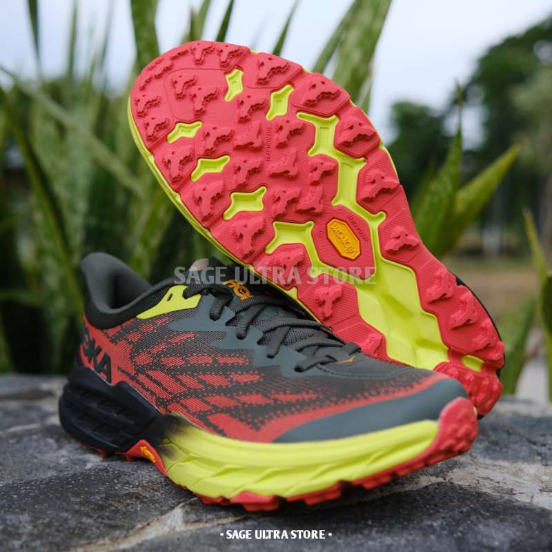 Jual Sepatu Lari Trail Running Hiking Hoka Speedgoat 5 Men Pria ...