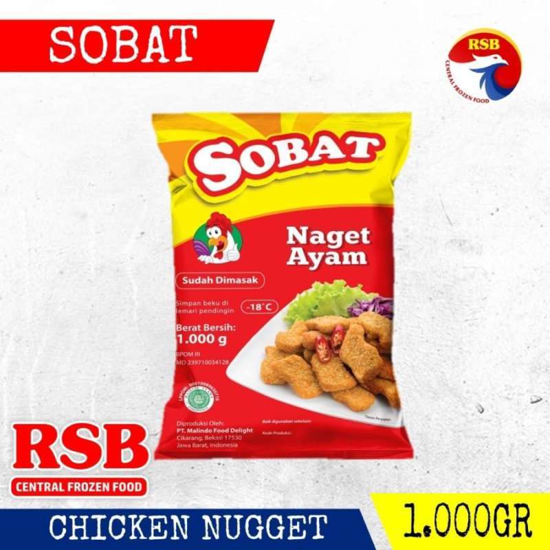 Promo Sobat Chicken Nugget 1kg Diskon 1% Di Seller Rsb Frozen Food ...