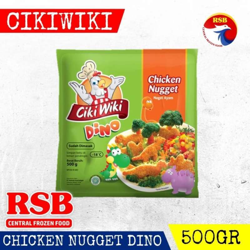 Jual Cikiwiki Chicken Nugget Dino 500gr di Seller RSB Frozen Food ...
