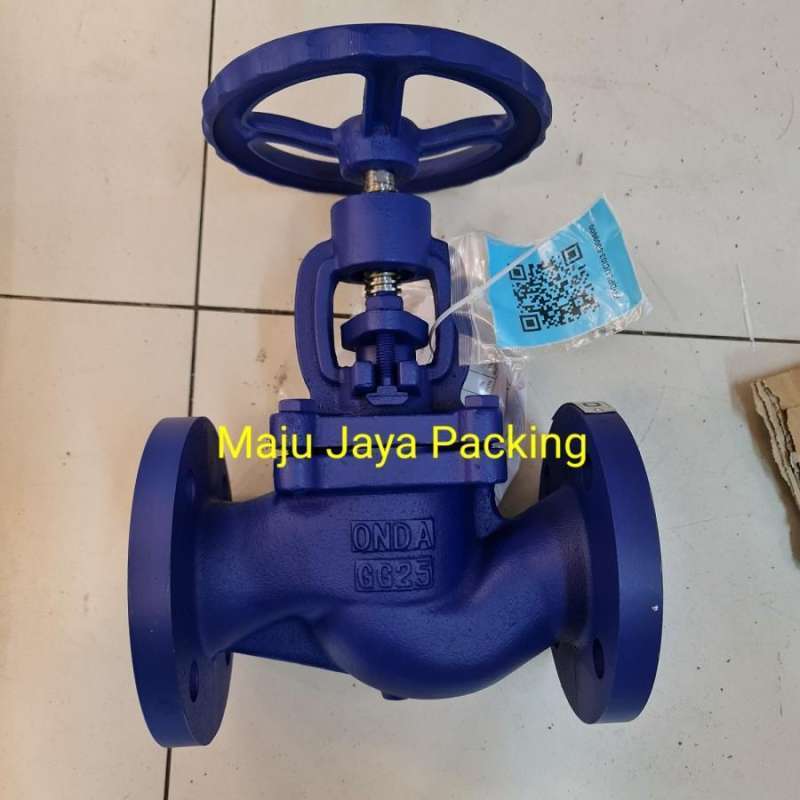 Jual Globe valve cast iron flange pn16 4 inch DN100 ONDA di Seller Maju Jaya Packing - Mangga ...