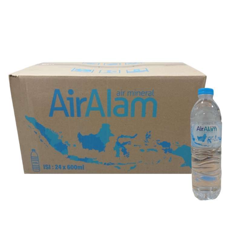 Jual Air Alam Mineral Water 600 Ml - 1 Dus di Seller Buana Elektrik ...