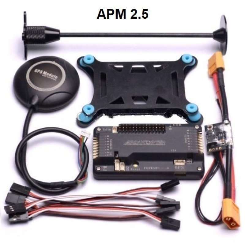 Jual Apm 2.8 Arducopter Flight Controller Ublox M8n Gps Stand Damper ...
