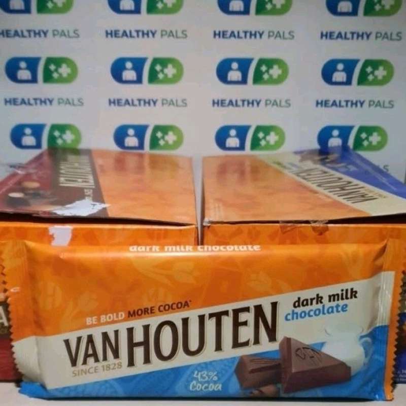 Jual Van Houten Chocolate Dark Milk 140 G 140gr Dark Milk Chocolate ...
