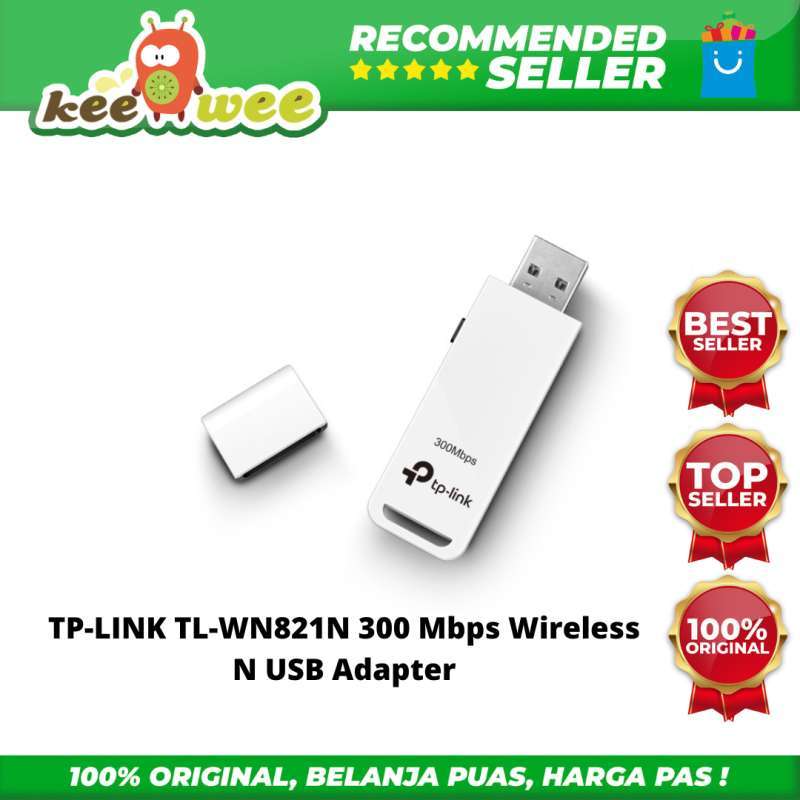 Jual TP-LINK TL-WN821N 300 Mbps Wireless N USB Adapter di Seller KeeWee Shop - Tunjungsekar ...