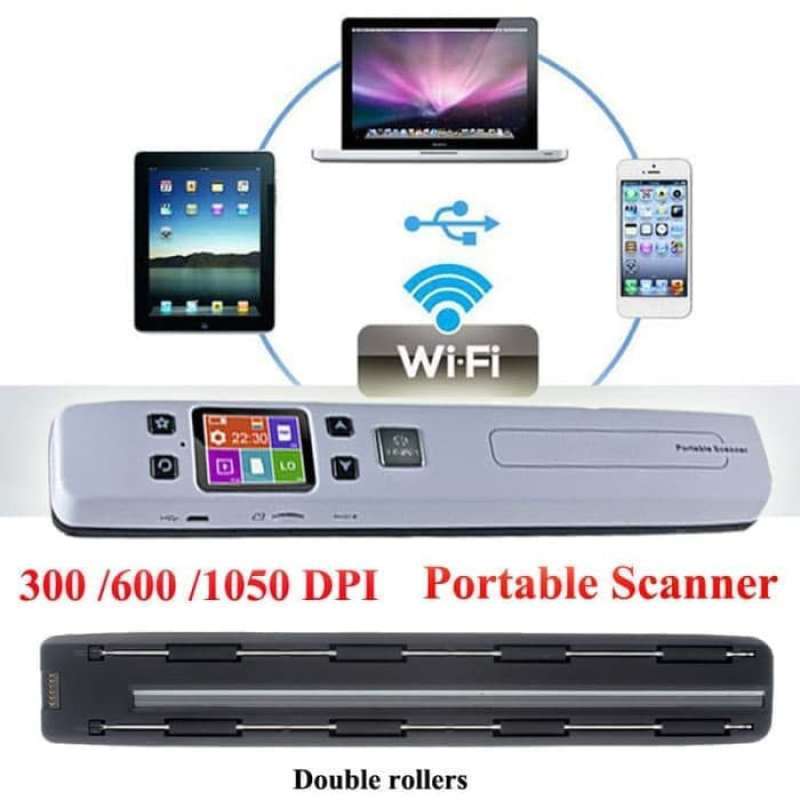 Promo Alat Scan Wireless Portable Majalah Buku Kertas Resolusi MAX ...