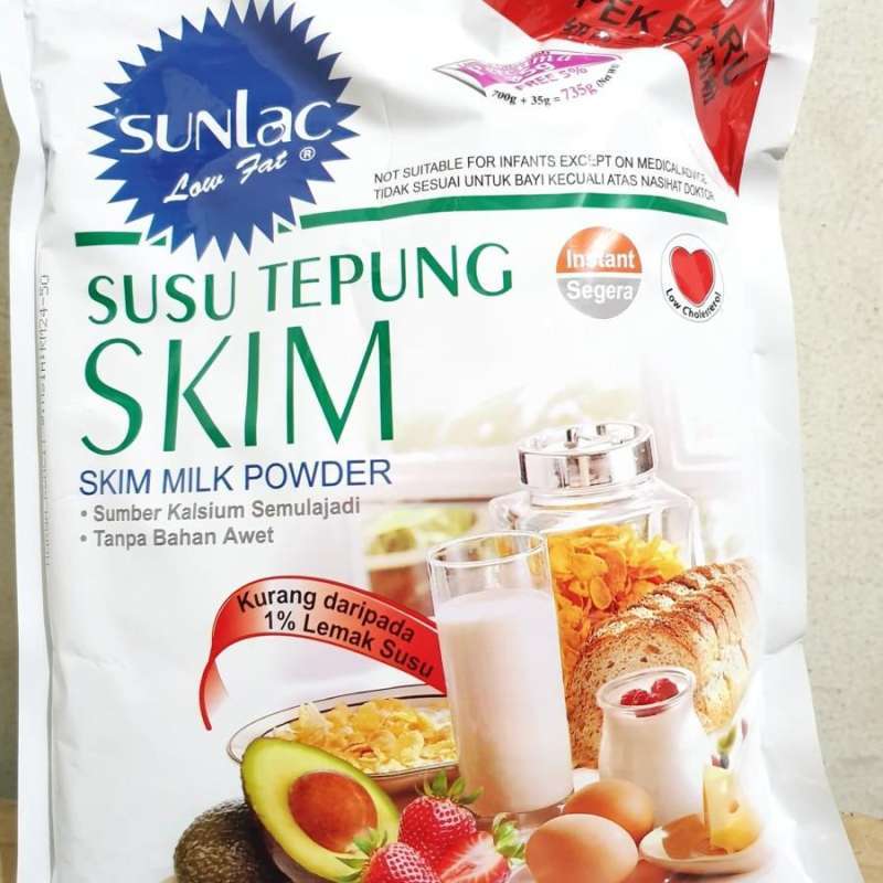 Jual Sunlac Skim Milk Powder Susu Tepung Skim Susu Bubuk 700 Gr jual-sunlac-skim-milk-powder-susu-tepung-skim-susu-bubuk-700-gr