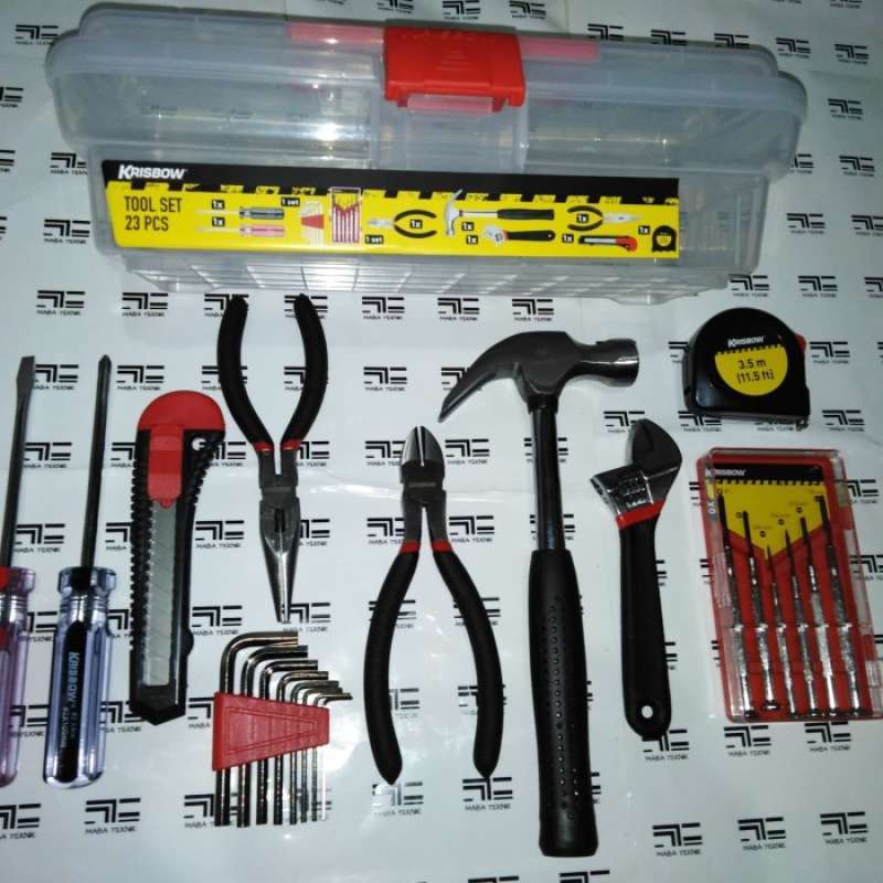 Promo Tool Kit Set 23pcs Krisbow Diskon 23% Di Seller Restu Abadi ...