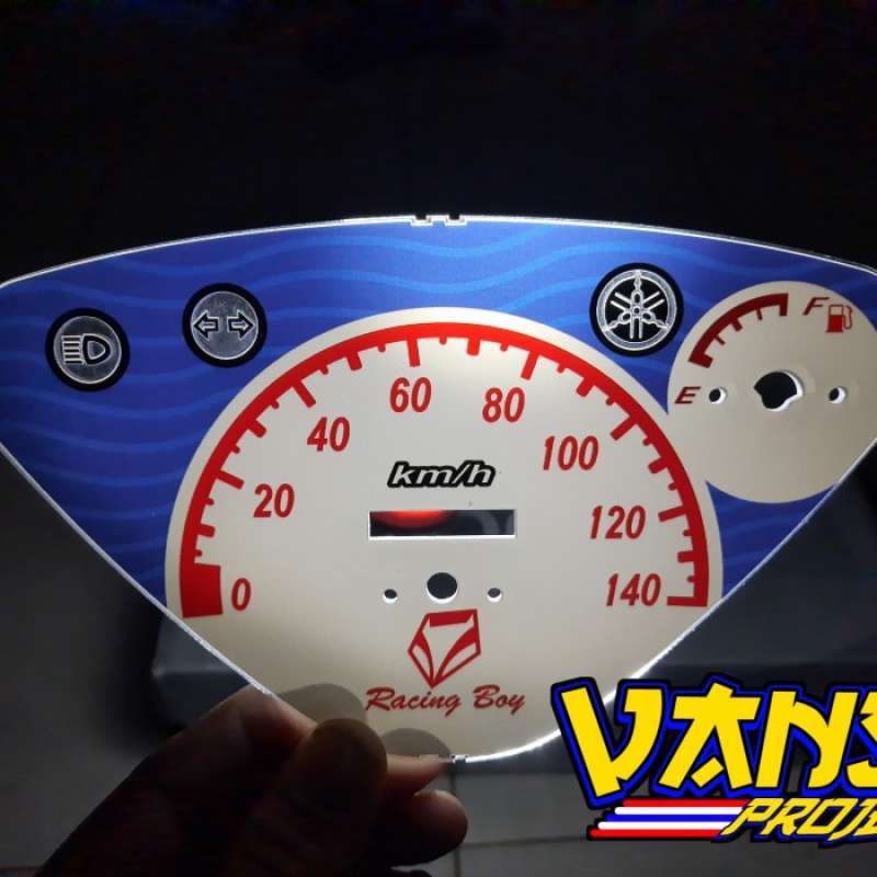 Jual Papan Speedometer Indiglow Yamaha Mio Smlie & Sporty Speedo Motif ...