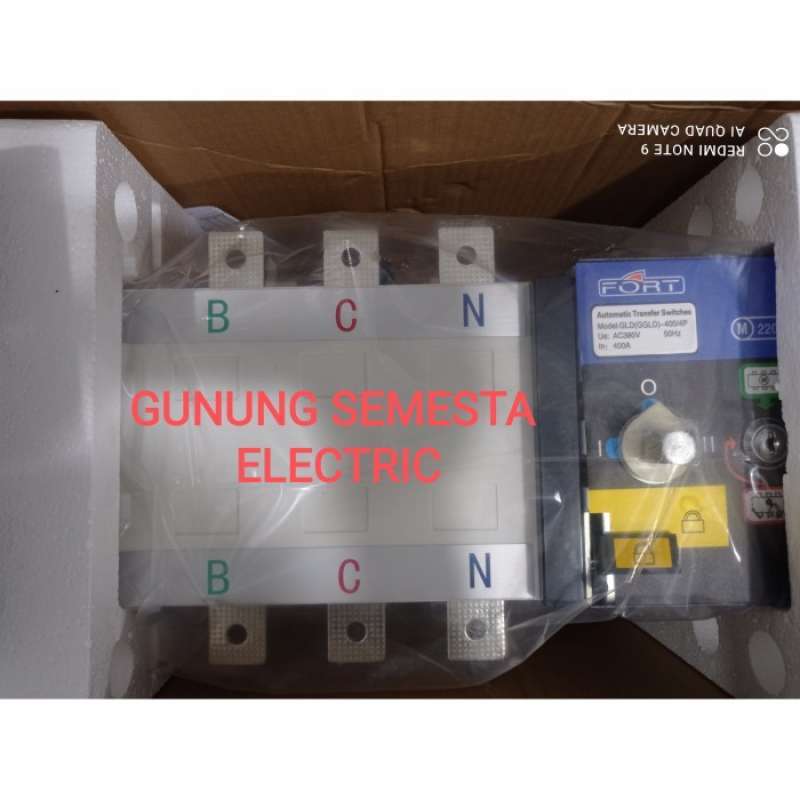 Promo Cos motorized FORT ATS 400A 4P Change Over Switch GGLD-400/4 ...
