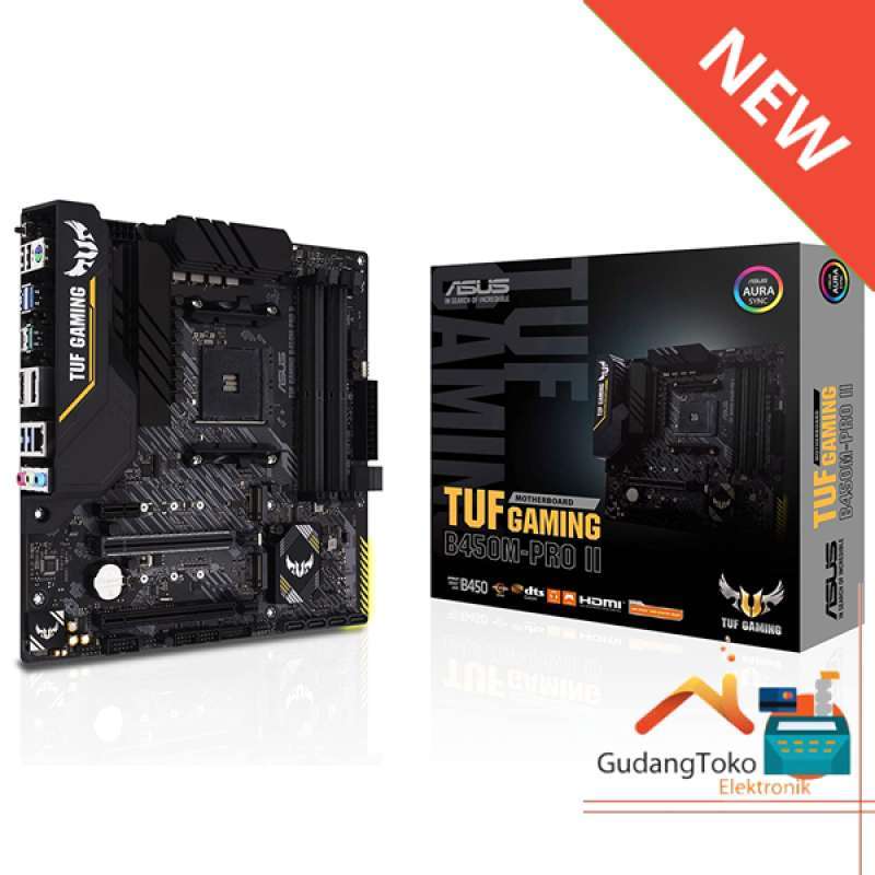 Promo NEW MOTHEBOARD ASUS TUF GAMING B450M-PRO II AMD AM4 Diskon 25% di ...