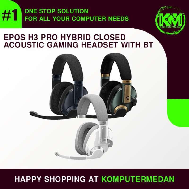 Jual Epos H3 Pro Hybrid Closed Acoustic Gaming Headset With Bt Di Seller Komputermedan Official ...