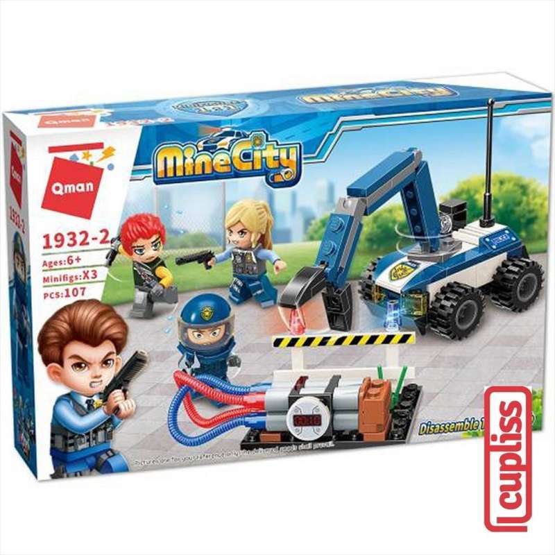 Promo Qman Minecity Disassemble Time Bomb Police Line 1932-2 Diskon 14% Di Seller Cupliss ...