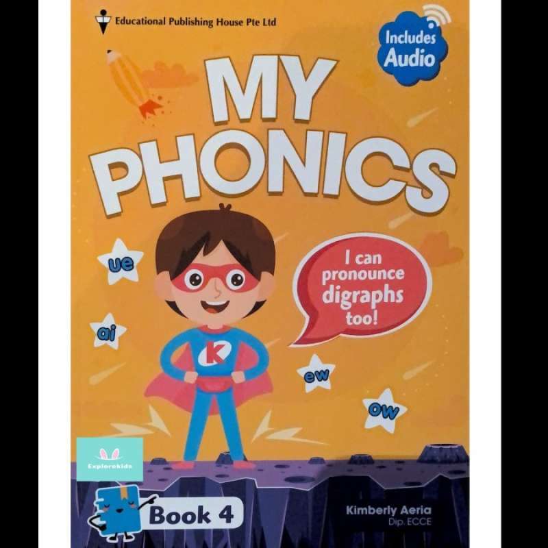 Promo Buku Import Singapore English My Phonics Book 4 TK SD Latihan ...