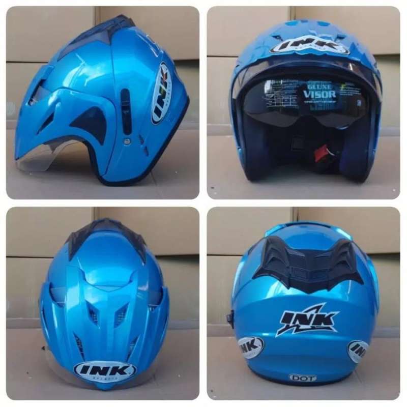 Jual Helm Ink Model Jp8. Free Packing Kardus Dan Stiker - Merah Muda Di ...