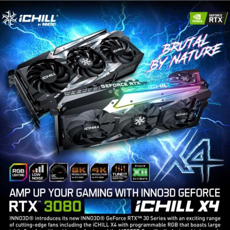 Promo Inno3d Geforce Rtx 3080 Ichill X4 Lhr 10gb Gddr6x Diskon 23% Di ...
