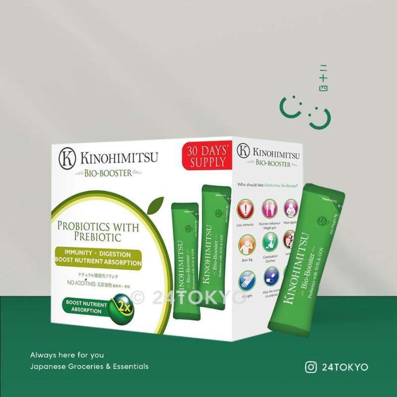 Jual Kinohimitsu Bio Booster probiotik prebiotik vitamin immune fiber ...