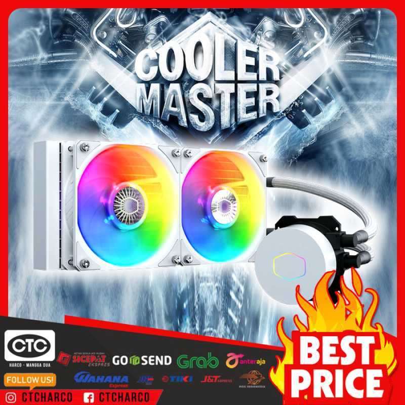 Promo Cooler Master Masterliquid ML240L V2 ARGB White Edition - CPU ...
