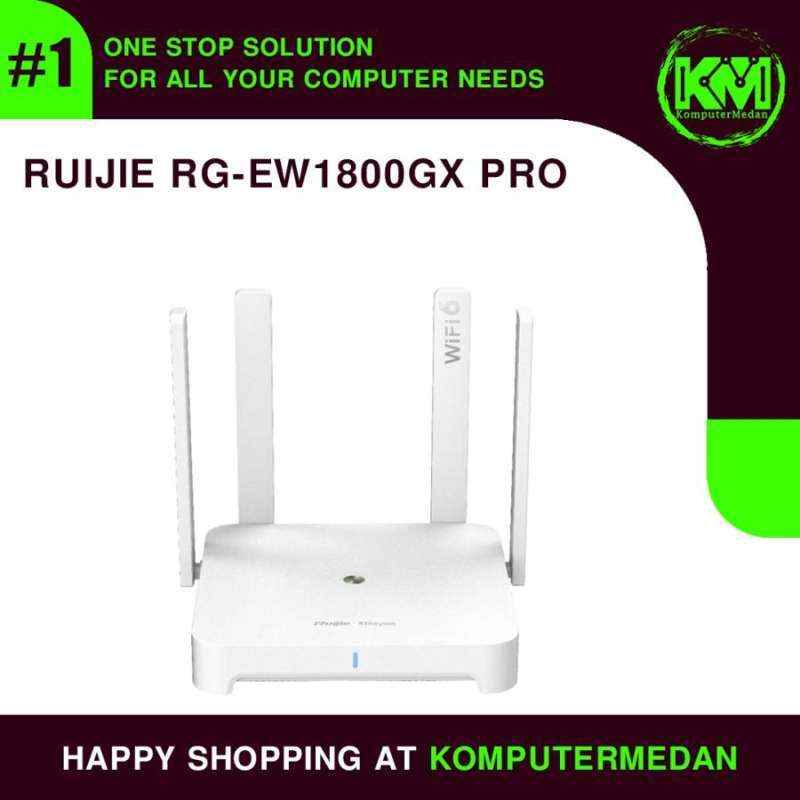 Jual Ruijie RG-EW1800GX-PRO X2 Wi-Fi 6 Dual-band Gigabit Mesh Router di ...