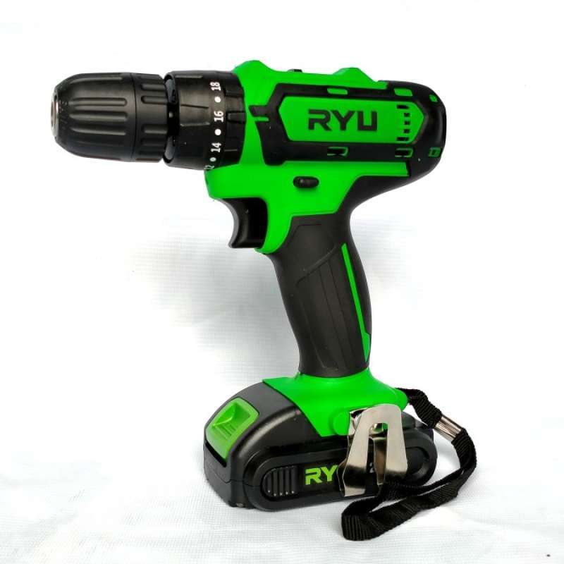 Promo RYU CORDLESS RCD 20V MESIN BOR CAS BATERAI 20V Diskon 23% di ...