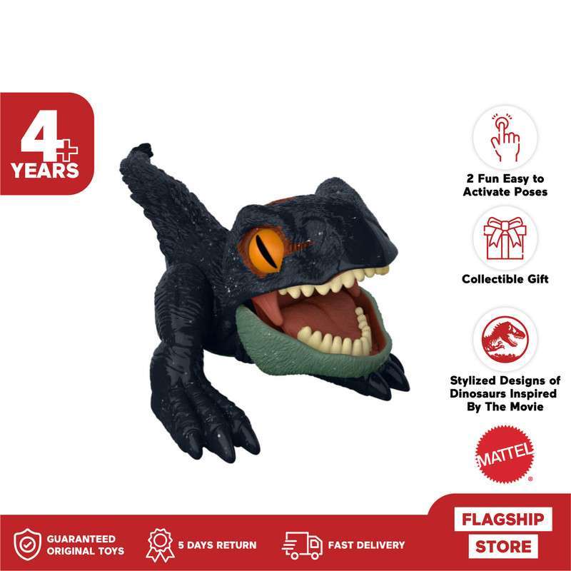 Promo Jurassic World Uncaged Wild Pop Ups Slasher Dino - Mainan Action ...