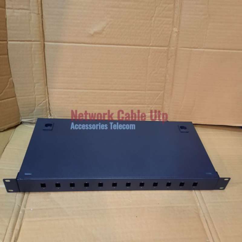 Promo OTB Rack 12 Core Kosongan / OTB Rack Hitam Diskon 23% di Seller ...