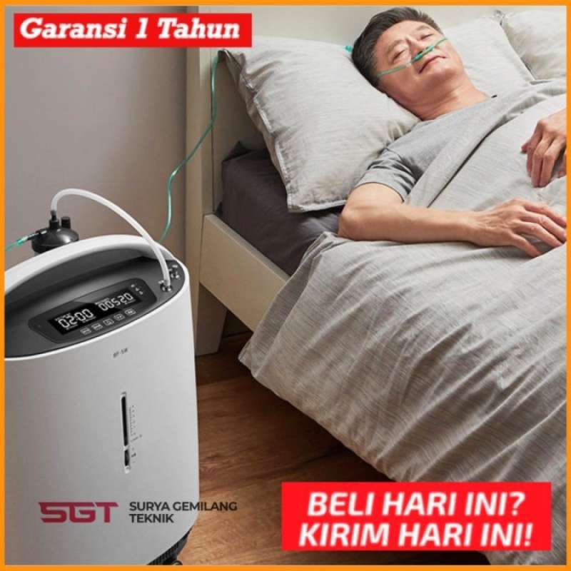 Promo Alat Bantu Pernafasan Mesin Oksigen Concentrator Oxygen Yuwell ...