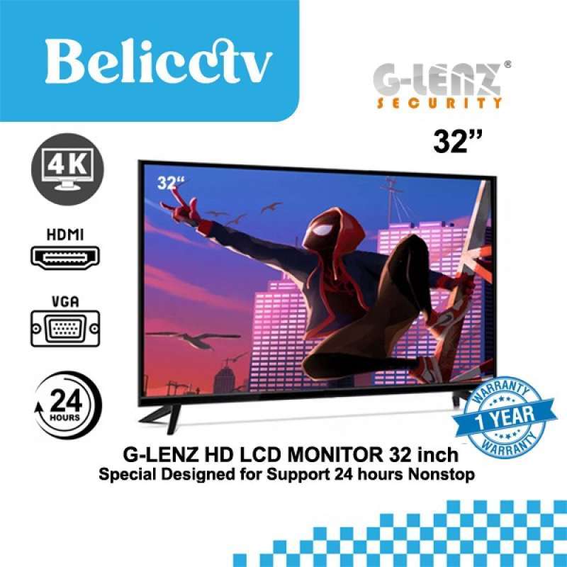 Promo Glenz Monitor Led 32 Resolusi 4k (3840x2160p) Diskon 23% Di ...