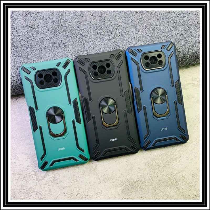 Jual Xiaomi Poco X Nfc Case Duty Armor Original Casing Hard Pc Cover Stand Nakulastore Poco
