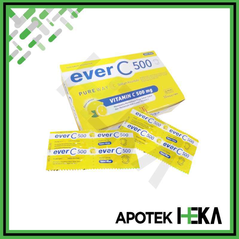 Jual Ever C 500 Box Isi 10x2 Tablet - Vitamin C Hisap Di Seller Apotek ...