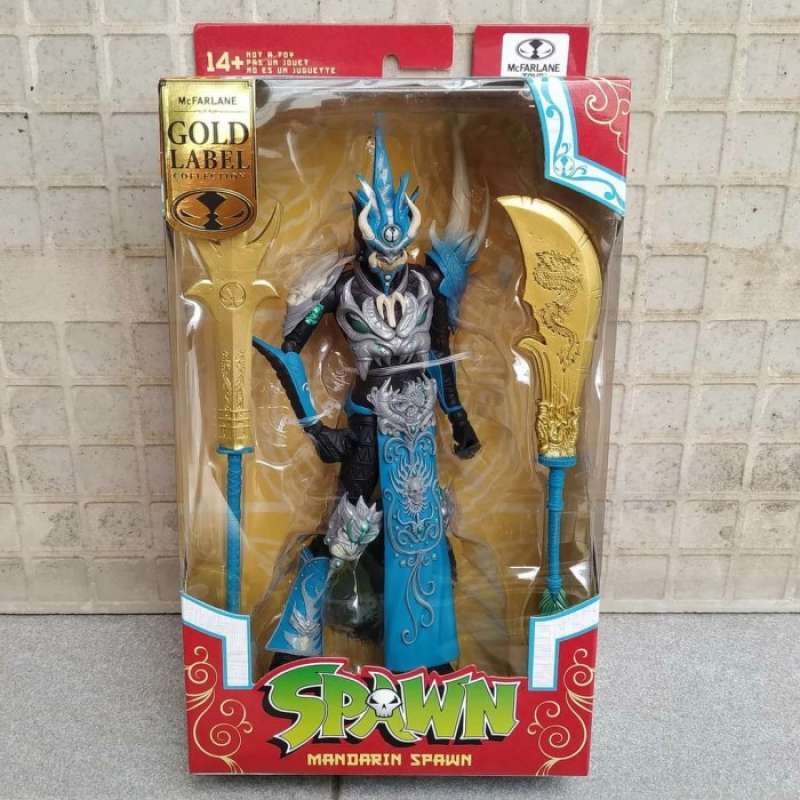 Promo MCFARLANE TOYS BLUE MANDARIN SPAWN GOLD LABEL COLLECTION EDITION ...