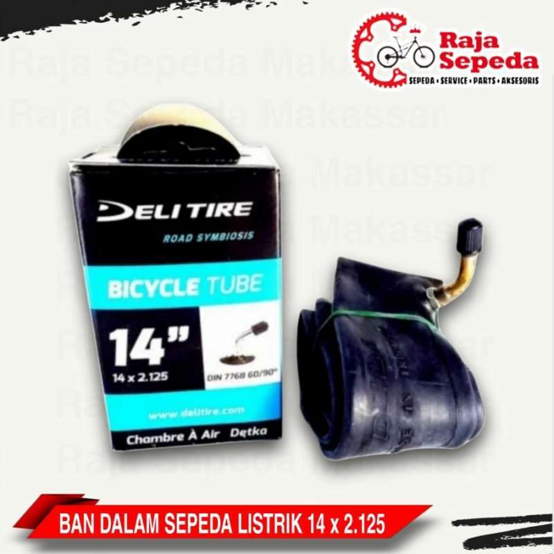 Jual BAN DALAM SEPEDA LISTRIK DELI TIRE 14 X 2.125 PENTIL BENGKOK di Seller Raja Sepeda Makassar ...