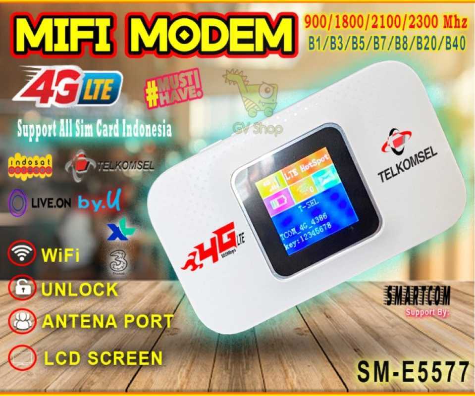 Promo MODEM MIFI WIFI POCKET 4G LTE SMARTCOM SM-E5577 Diskon 23% di Seller Tikno Store ...