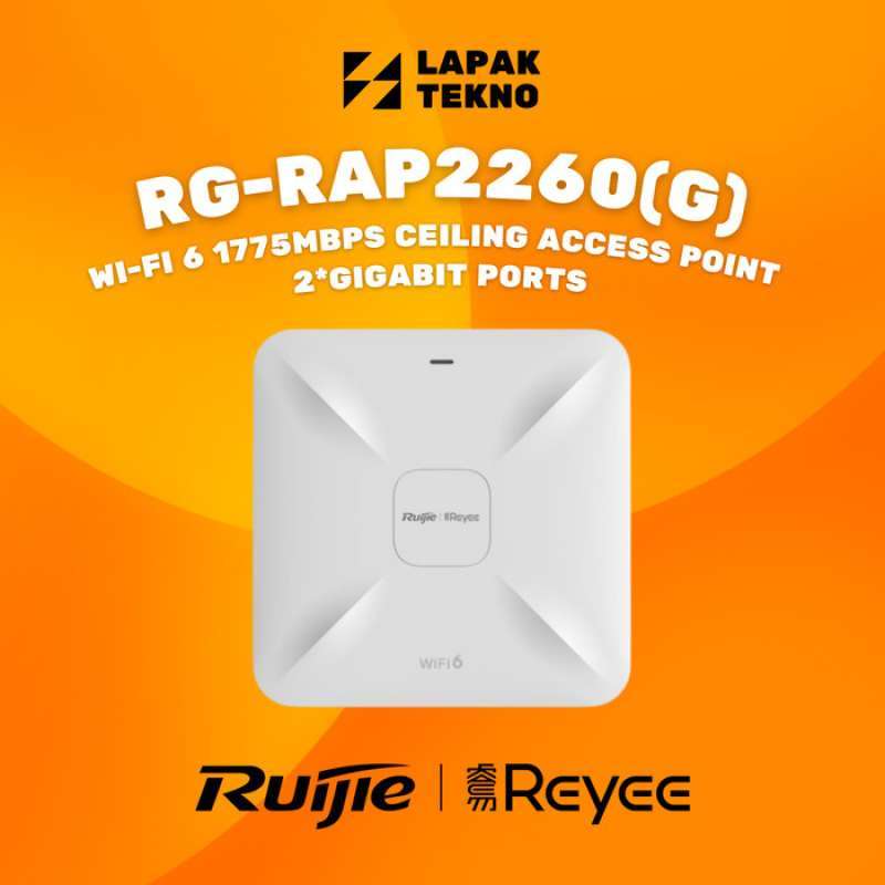 Promo RG-RAP2260G RUIJIE REYEE WIFI6 CEILING INDOOR ACCESS POINT Diskon ...