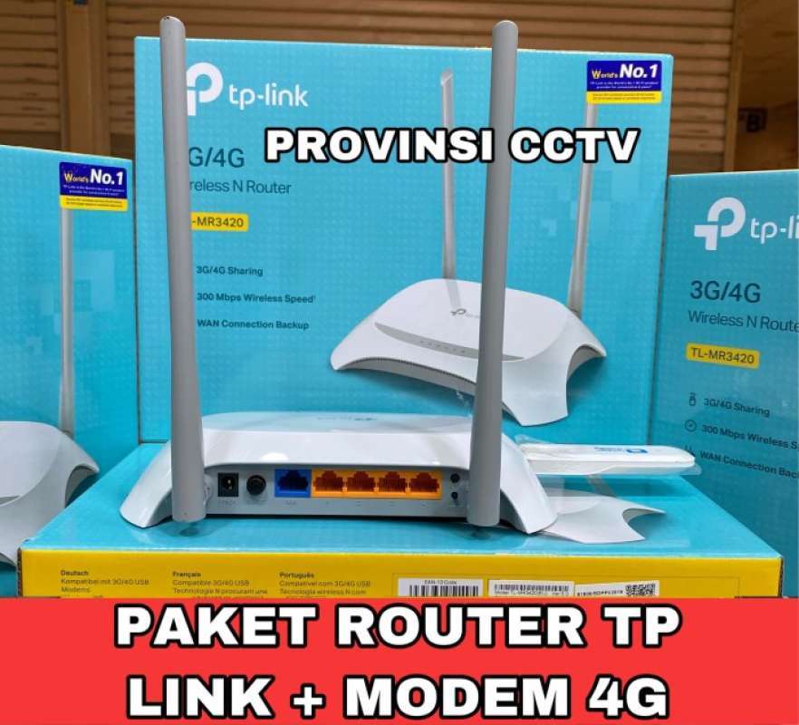 Promo Paket Router Tp Link + Model 4g / Plug & Play / Wifi Internet Gsm ...